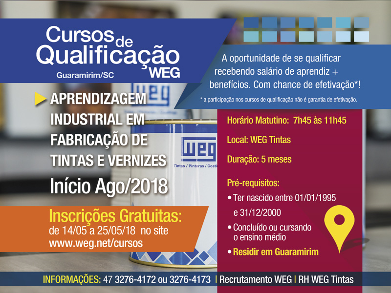 Trabalhe Conosco - Cursos de Qualificação | WEG