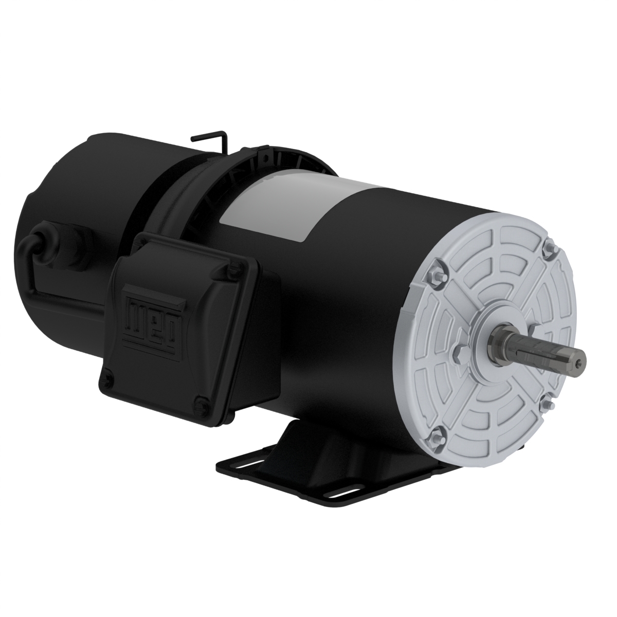 Rolled Steel Standard Efficiency 0.25 HP 4P W56 3Ph 208-230/460//190 ...