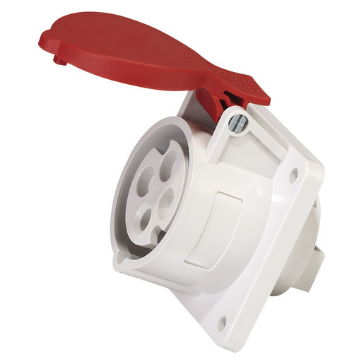 TOMADA IND EMBUTIR TEW-16P4H6E53 16A 4 Polos 6h 380-440 Vca/cc ...