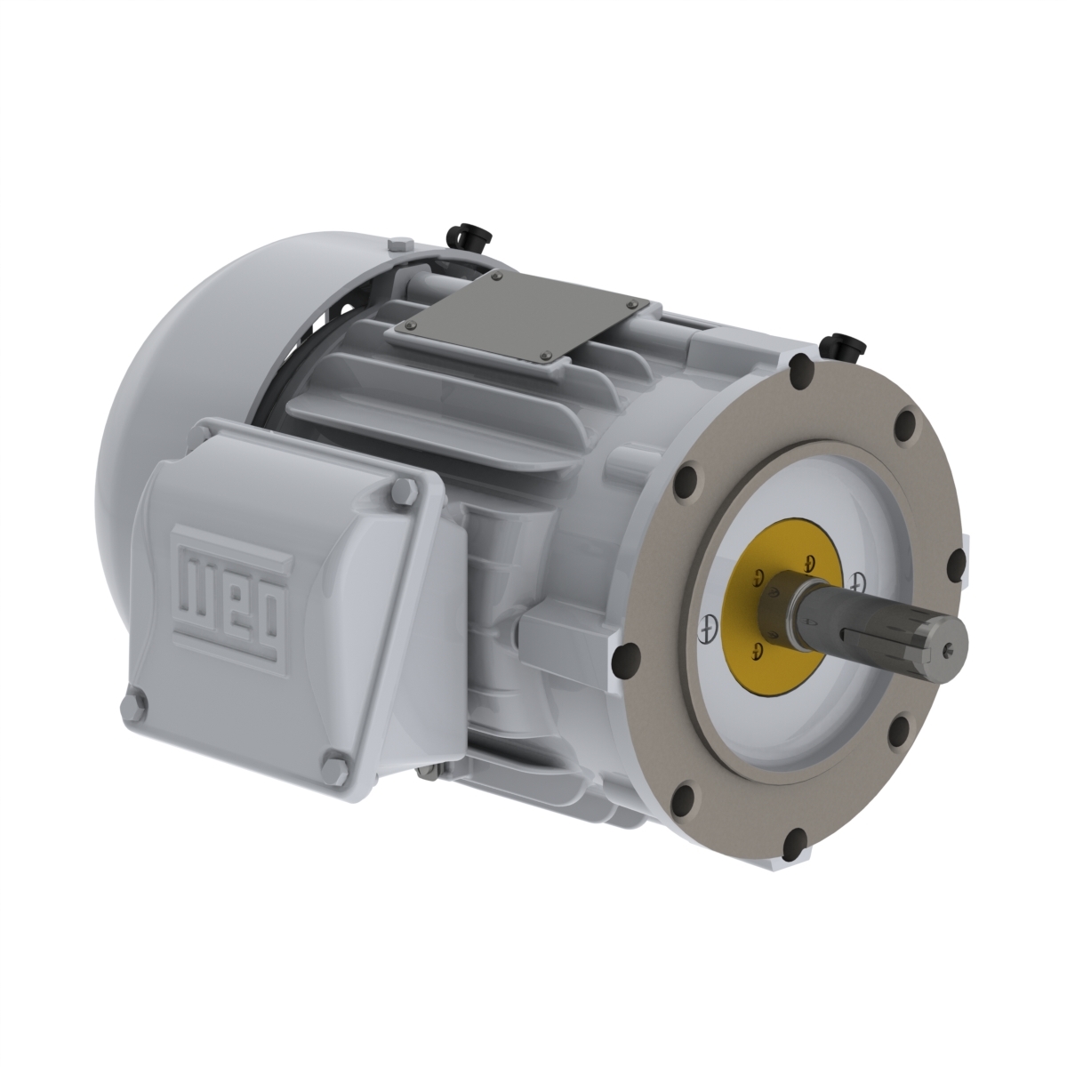 W22 IEEE 841 NEMA Premium Efficiency 1 HP 4P 143TC 3Ph 575 V 60 Hz IC411 - TEFC - Footless ...