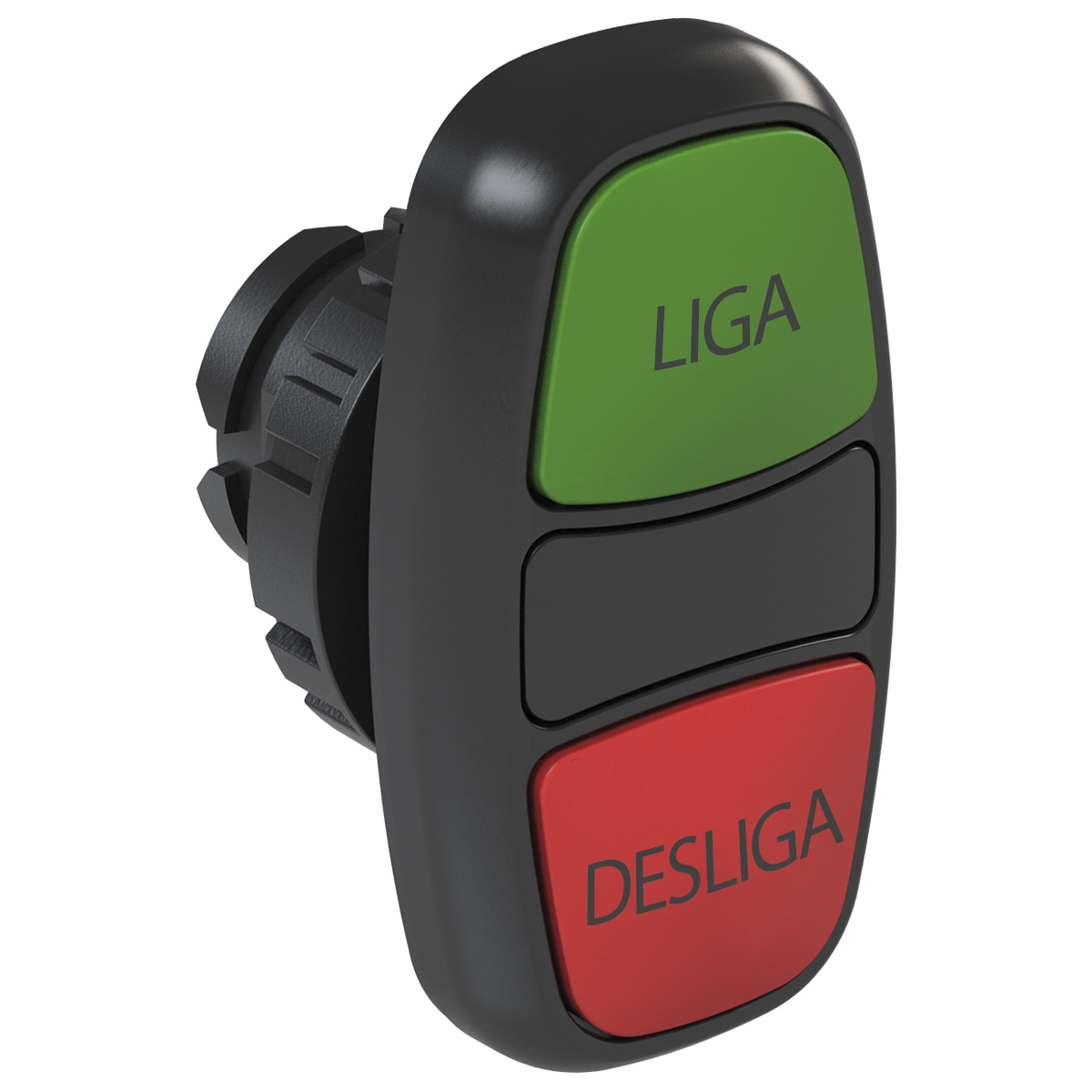 PUSHBUTTON CSW2-BDF21LD-WH Double flush (IP66) Pulsator Green/Red ...