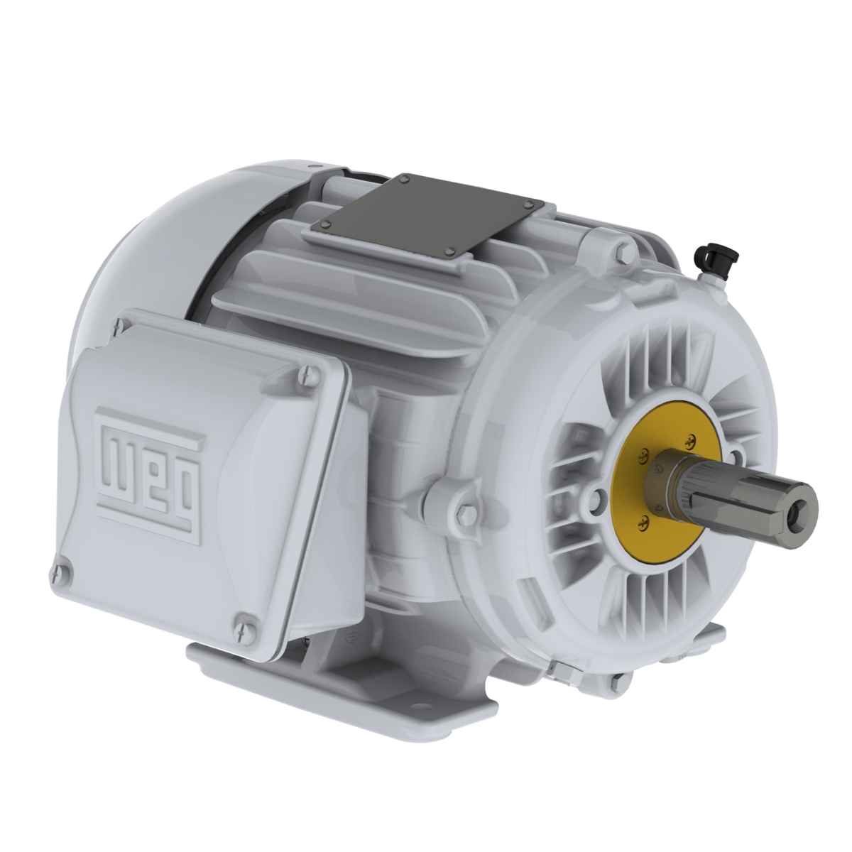 W22 IEEE 841 NEMA Premium Efficiency 1 HP 4P 143T 3Ph 575 V 60 Hz IC411 - TEFC - Foot-mounted ...