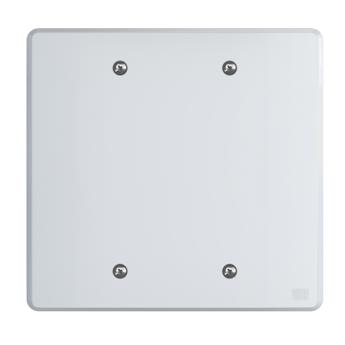 PLATE 4X4" BLANK EQUIL WH | Wall Plates | Equille | Residential Plugs ...